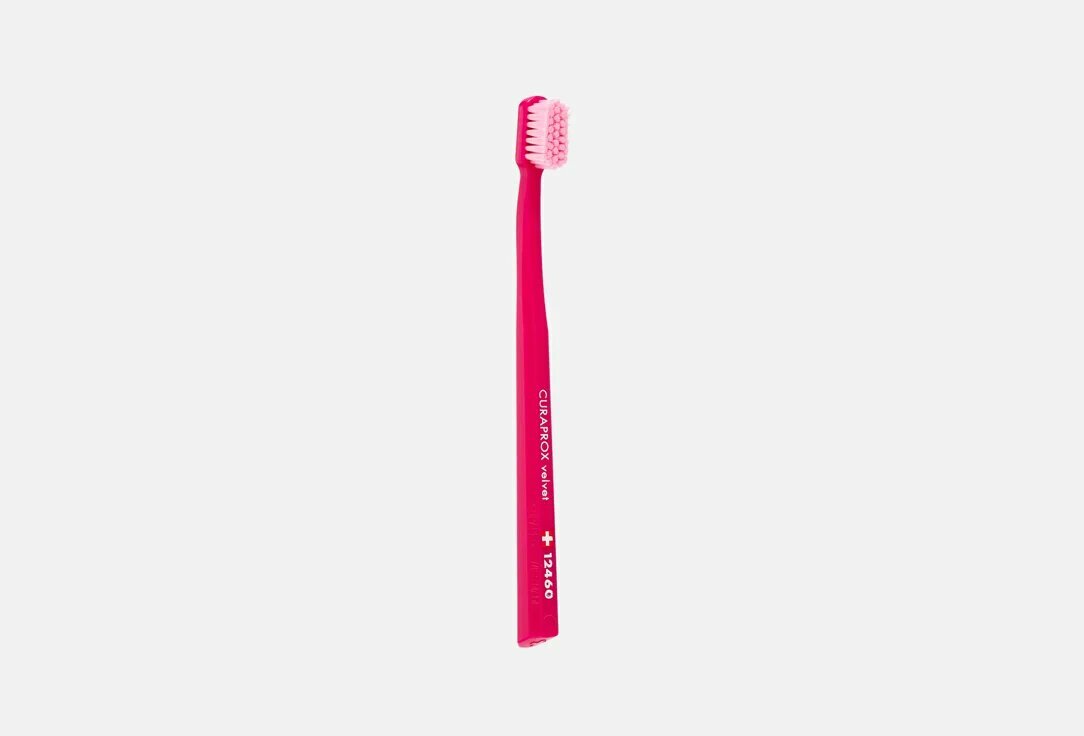 CURAPROX CS 12460 velvet mega soft Зубная щетка, малиновая 1шт