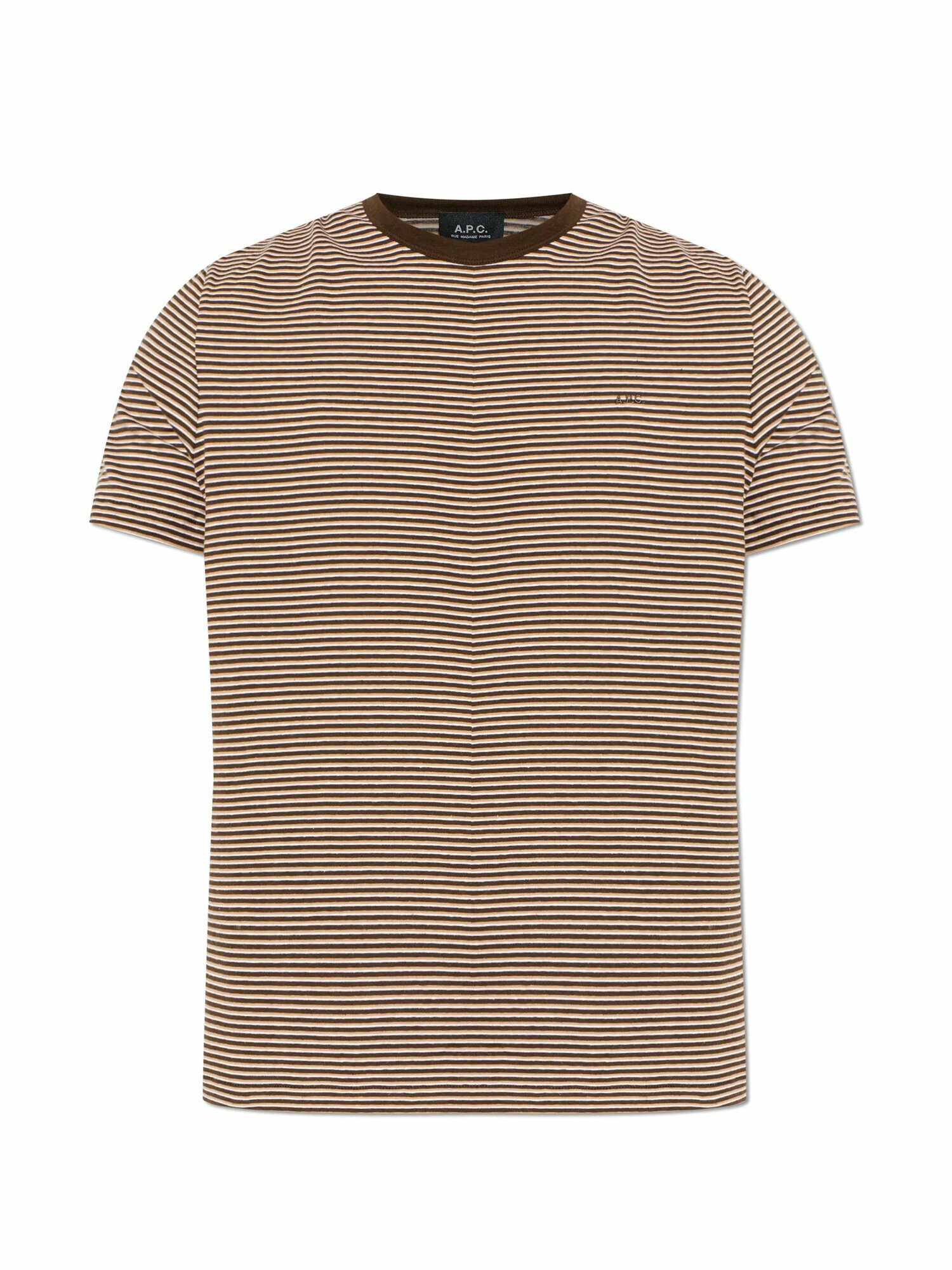Футболка Logo-embroidered striped T-shirt