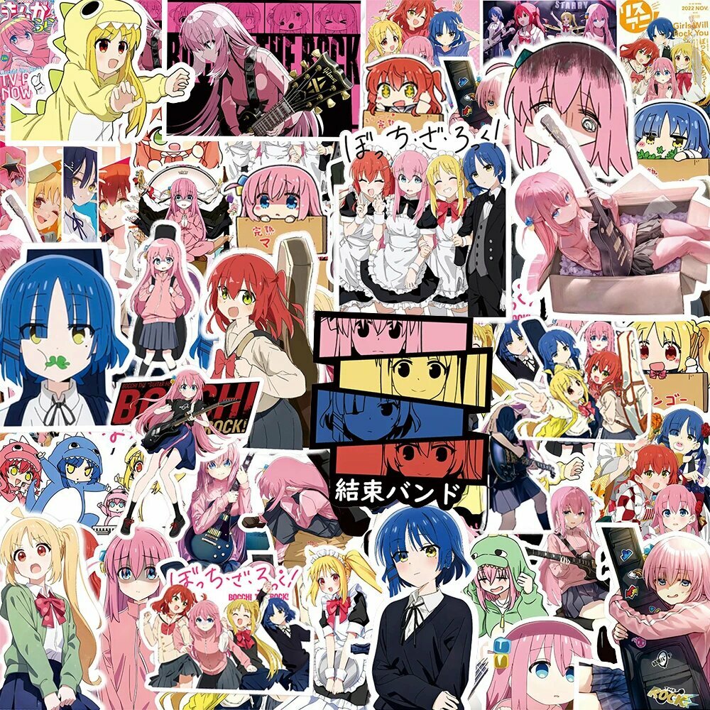 Набор аниме-наклеек BOCCHI THE ROCK! 75PCS