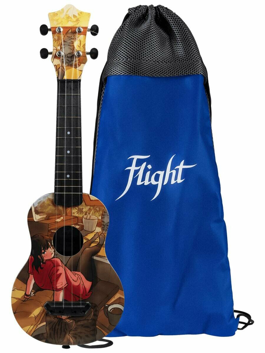 FLIGHT ULTRA S-42 Chill - укулеле сопрано, серия Ultra, полностью из поликарбоната, армированного стекловолокном