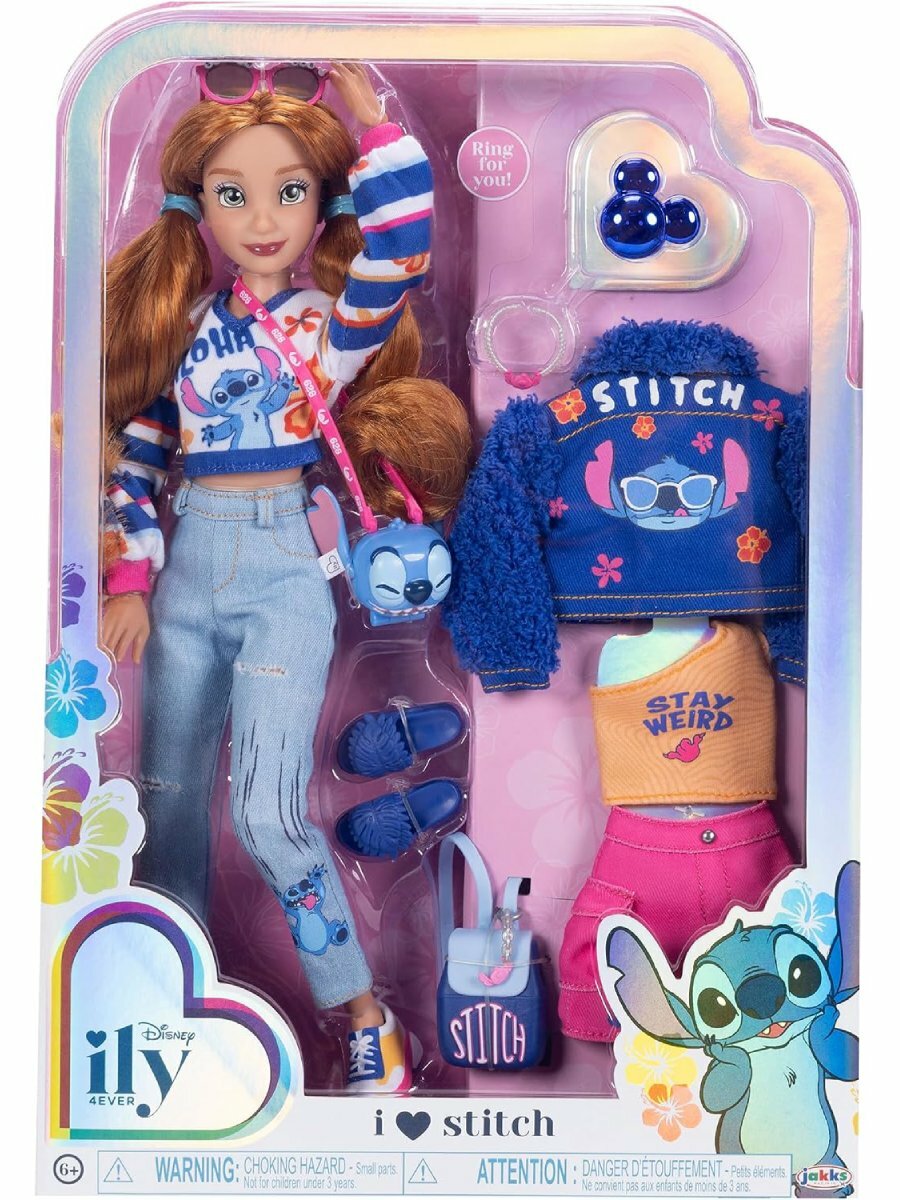 Кукла Disney ILY 4ever Стич Стич, ограниченный выпуск, 13 точек артикуляции и два комплекта одежды