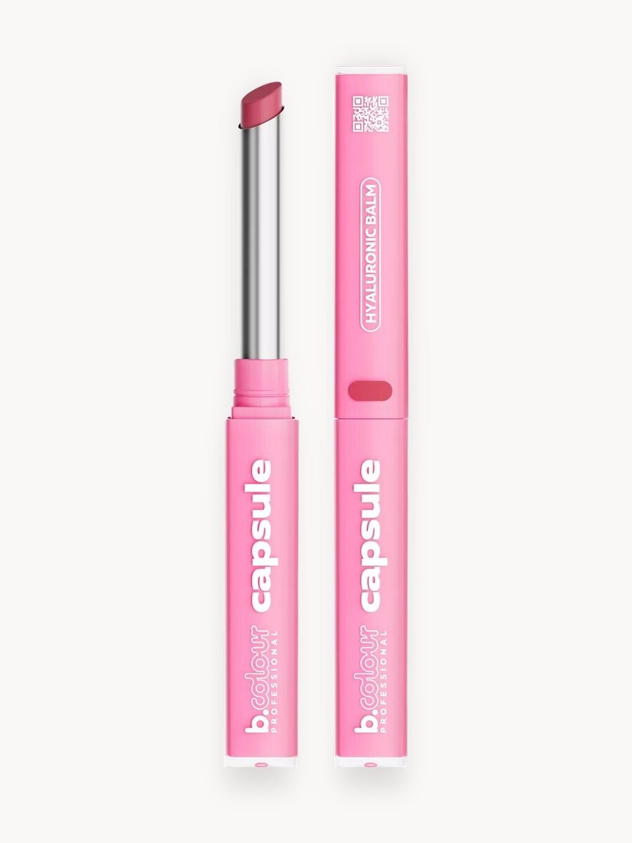 B.COLOUR PROFESSIONAL Блеск для губ с гиалуроновой кислотой, бальзам с оттенком CAPSULE 02 IRENE KISS