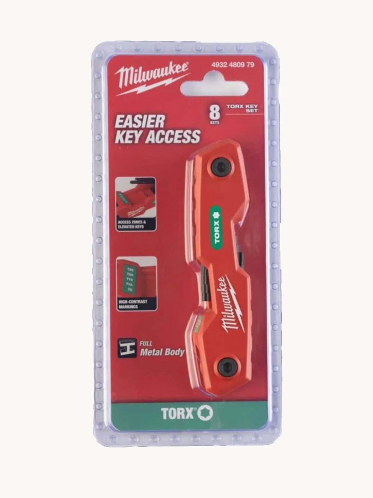 Набор Torx ключей Milwaukee T9-T40, 4932480979