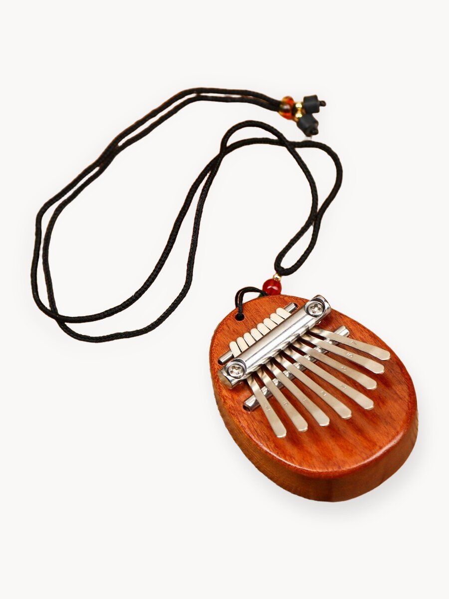 Калимба "Камешек" Music Life, 8 язычков, 7 х 5 х 1,8 см, дерево