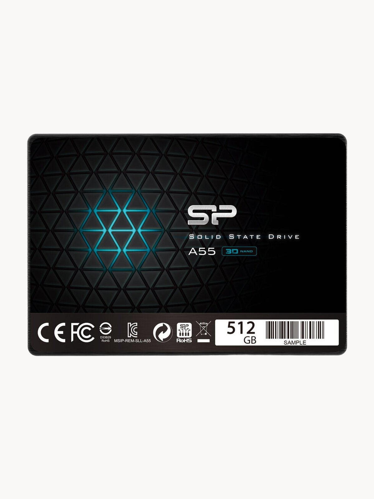 SSD накопитель Silicon Power Ace A55 SP512GBSS3A55S25 512ГБ, 2.5", SATA III, SATA