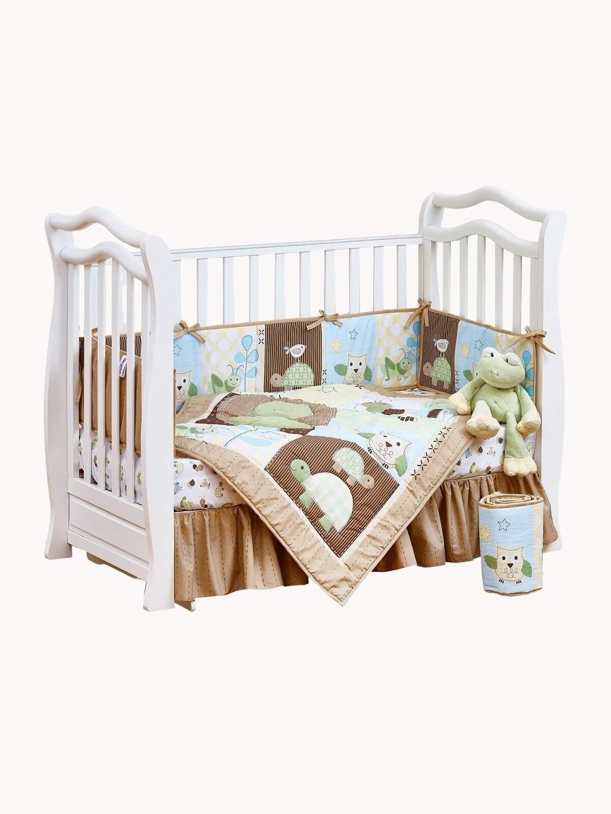 Бортики в кроватку Froggy Friends 120*60