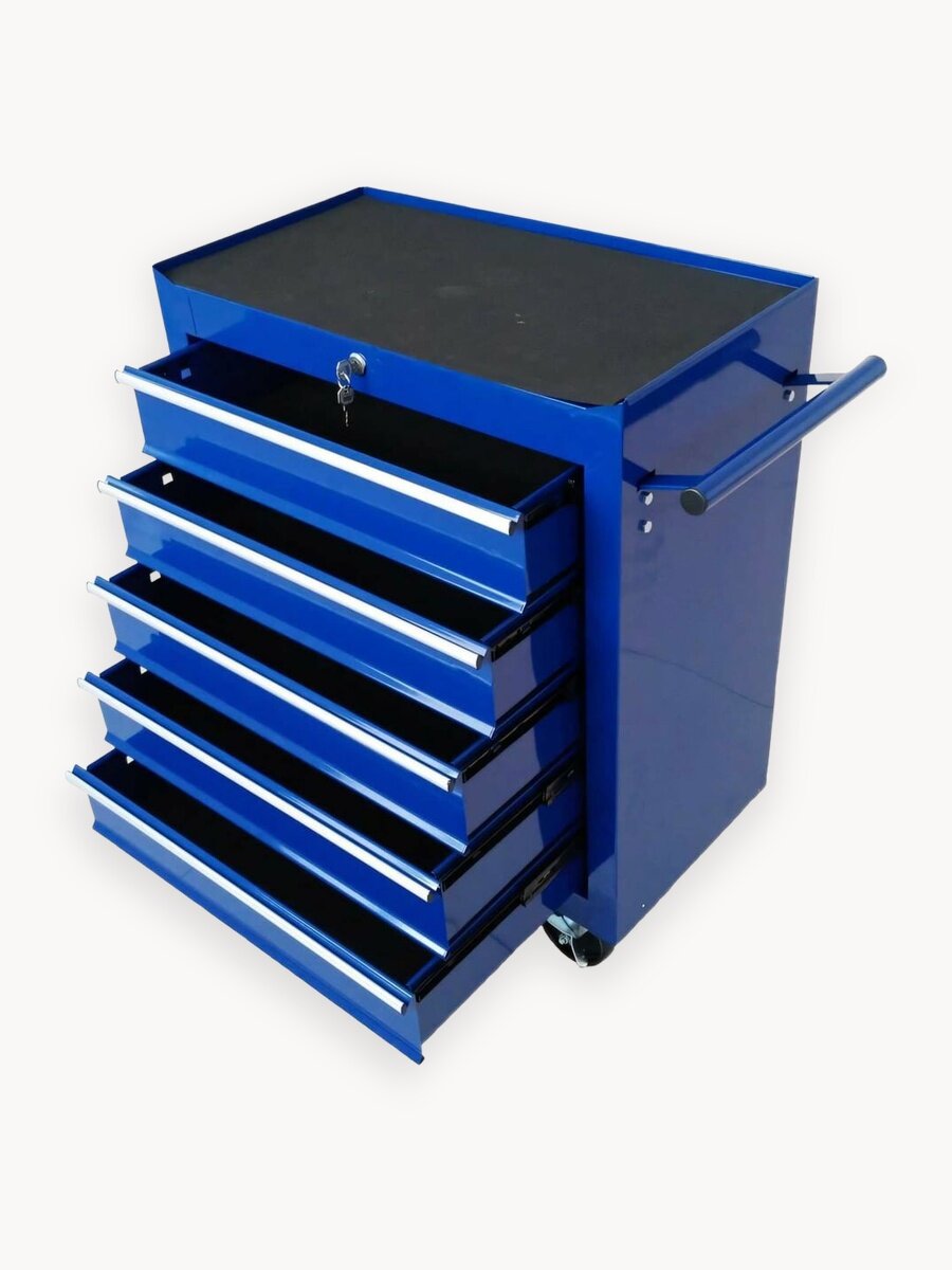 Сервисная инструментальная тележка сервис ключ 5 секций 11105