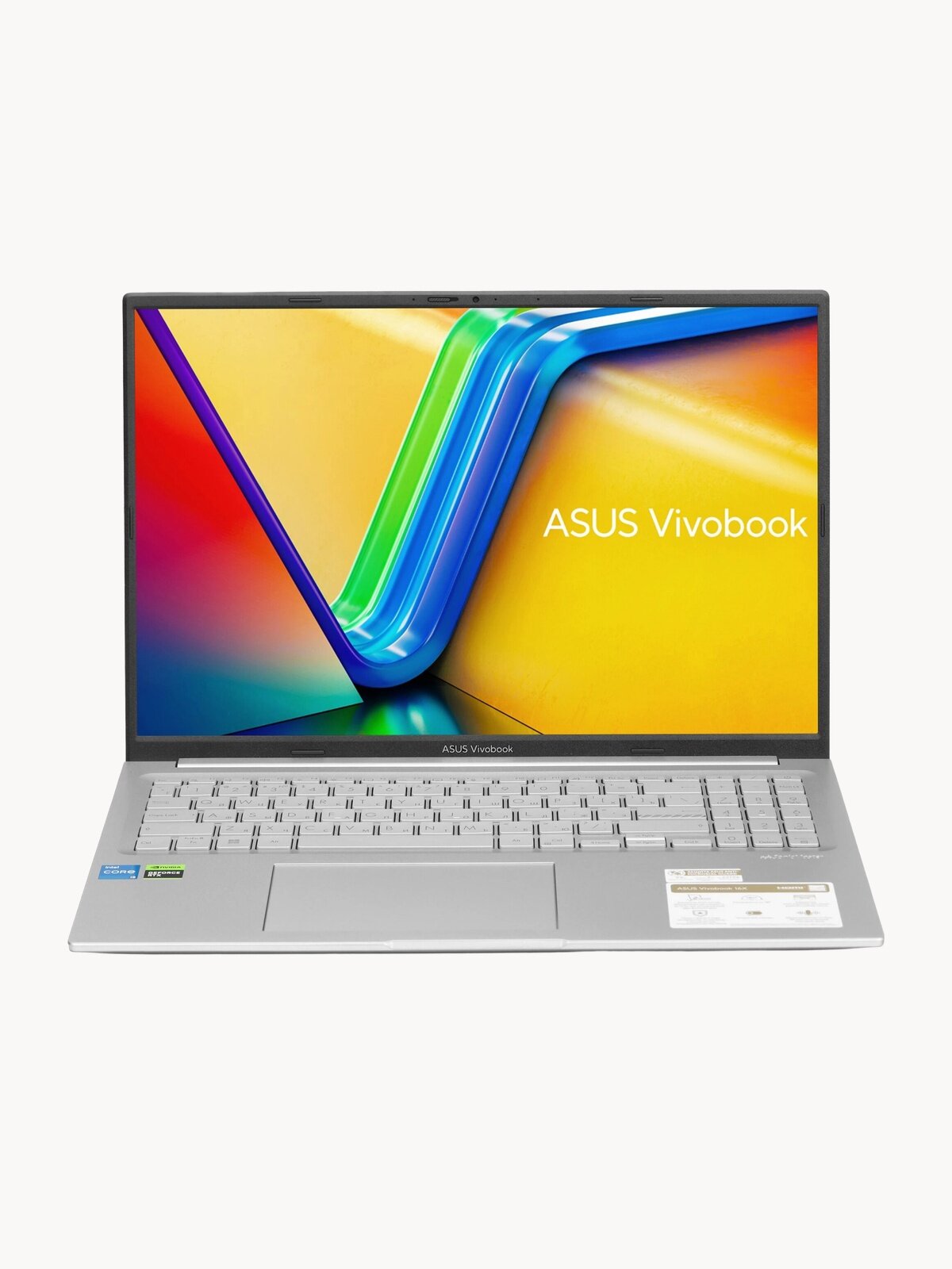 16" Ноутбук Asus VivoBook 16X\intel Core i5-13420H\RAM 16GB\512GB\RTX 3050\Windows 11 Pro + Office 2021\Русская раскладка