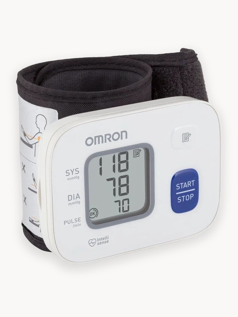 Тонометр на запястье автоматический Omron RS2, универсальная манжета