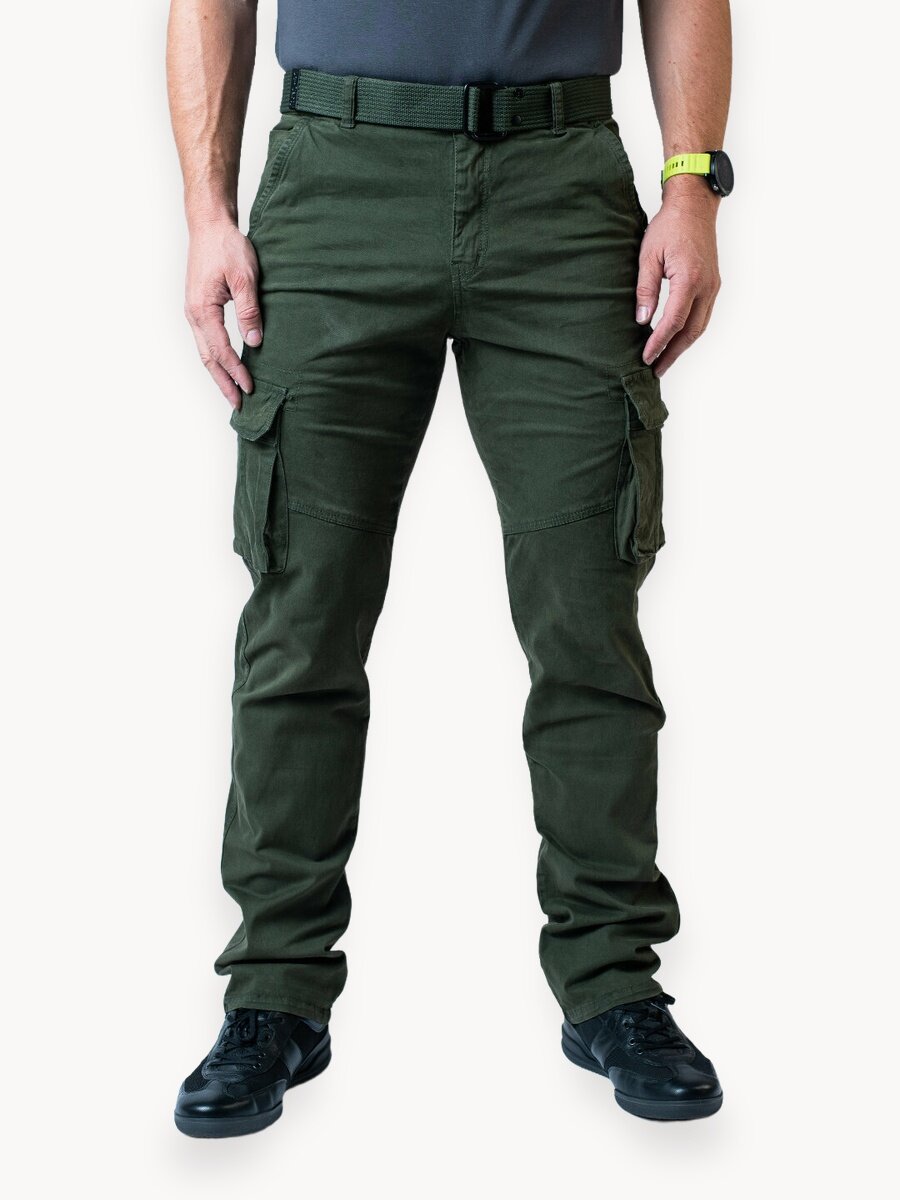 Брюки карго ПРЕМИУМ, с ремнем в комплекте