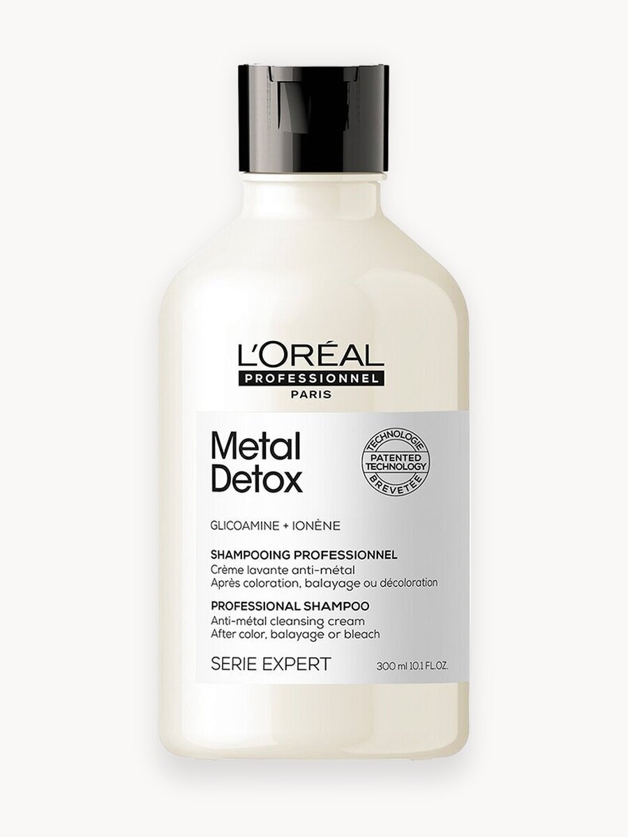 L'OREAL PROFESSIONNEL Шампунь для окрашенных волос Serie Expert Metal Detox восстанавливающий, 300 мл