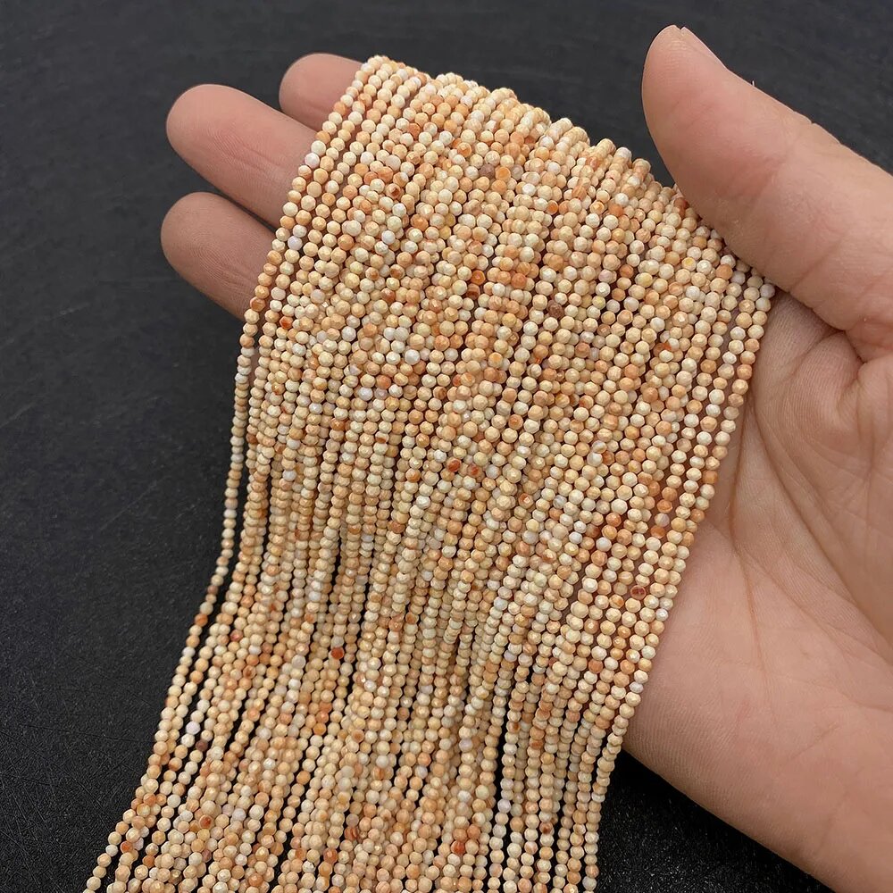 Граненые бусины из агата LILDBZ 3mm, 1