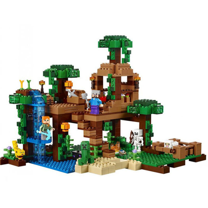 LEGO My World Collection Джунгли Деревянный Домик Конструктор 706 шт. 21125