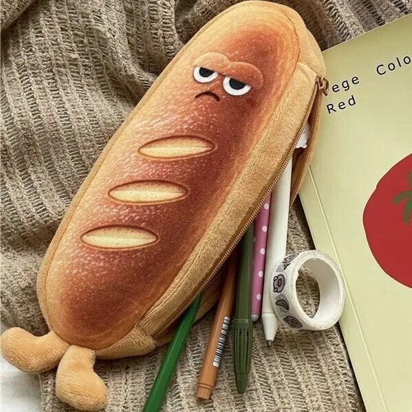 Пенал хмурый хлебушек в виде батона