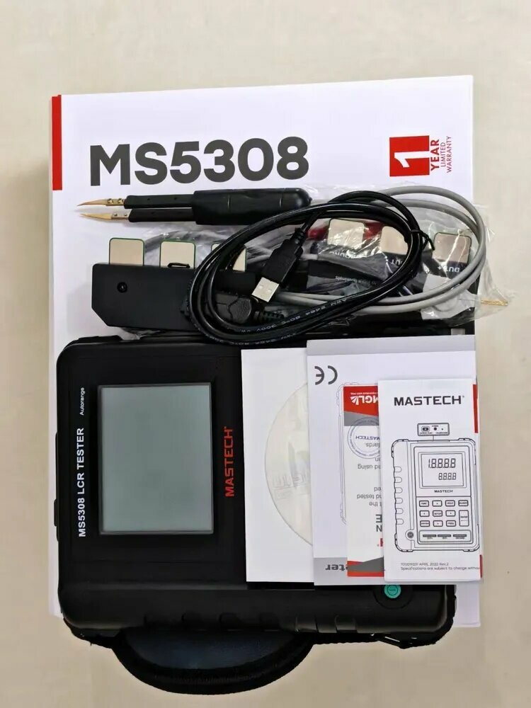 Цифровой измеритель LCR MASTECH MS5308 - это комплексный инструмент для тестирования компонентов