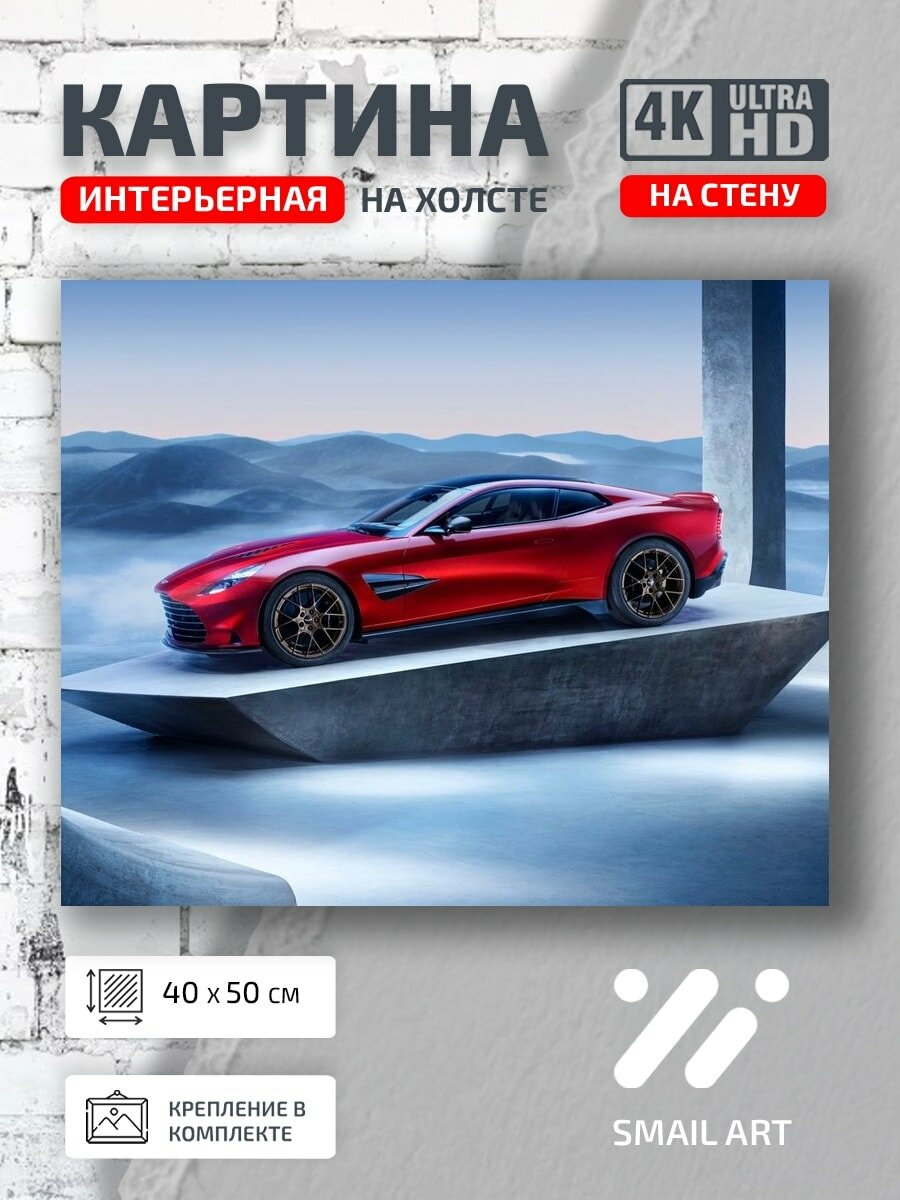 Картина на холсте интерьерная 40 на 50 на стену Vanquish Эстетика для гостиной атмосфера