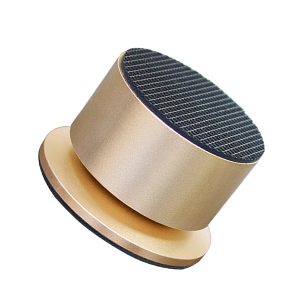 Пружинный амортизатор динамика из алюминиевого сплава, накладка для ног с аудиоударником-золото