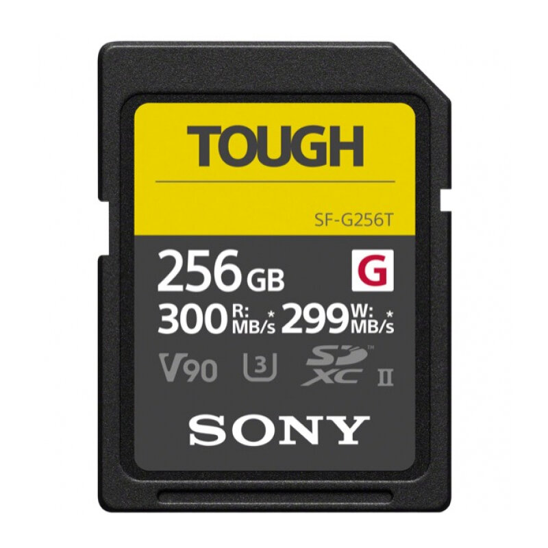 Карта-памяти SDXC 256GB Sony SF-G TOUGH UHS-II U3 V90 299/300 MB/s (SF-G256T)