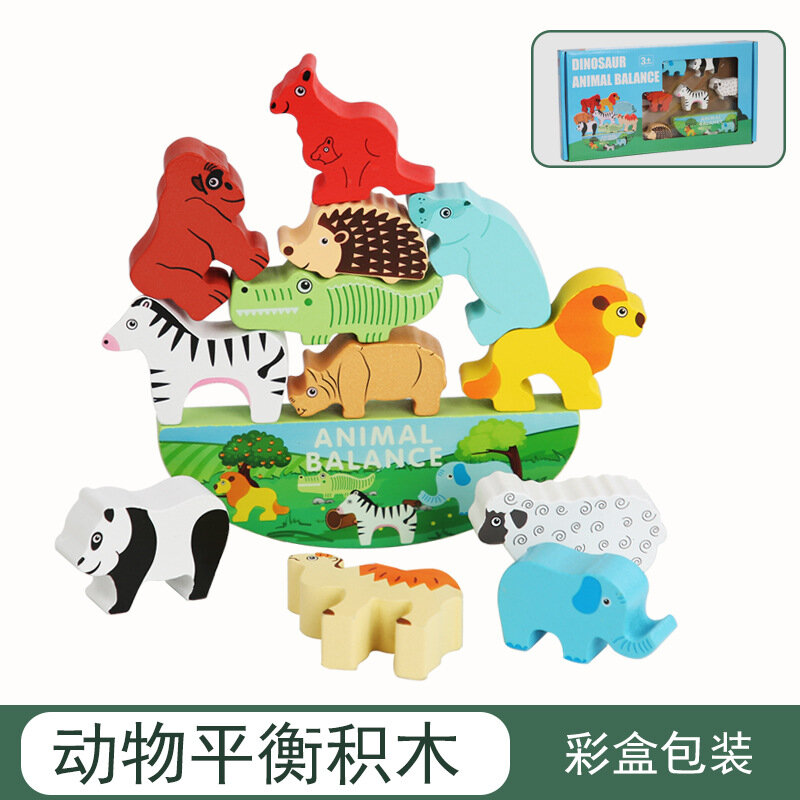 Детская деревянная игрушка-пазл для детского сада, раннего развития и обучения, развивающая игрушка с животными для