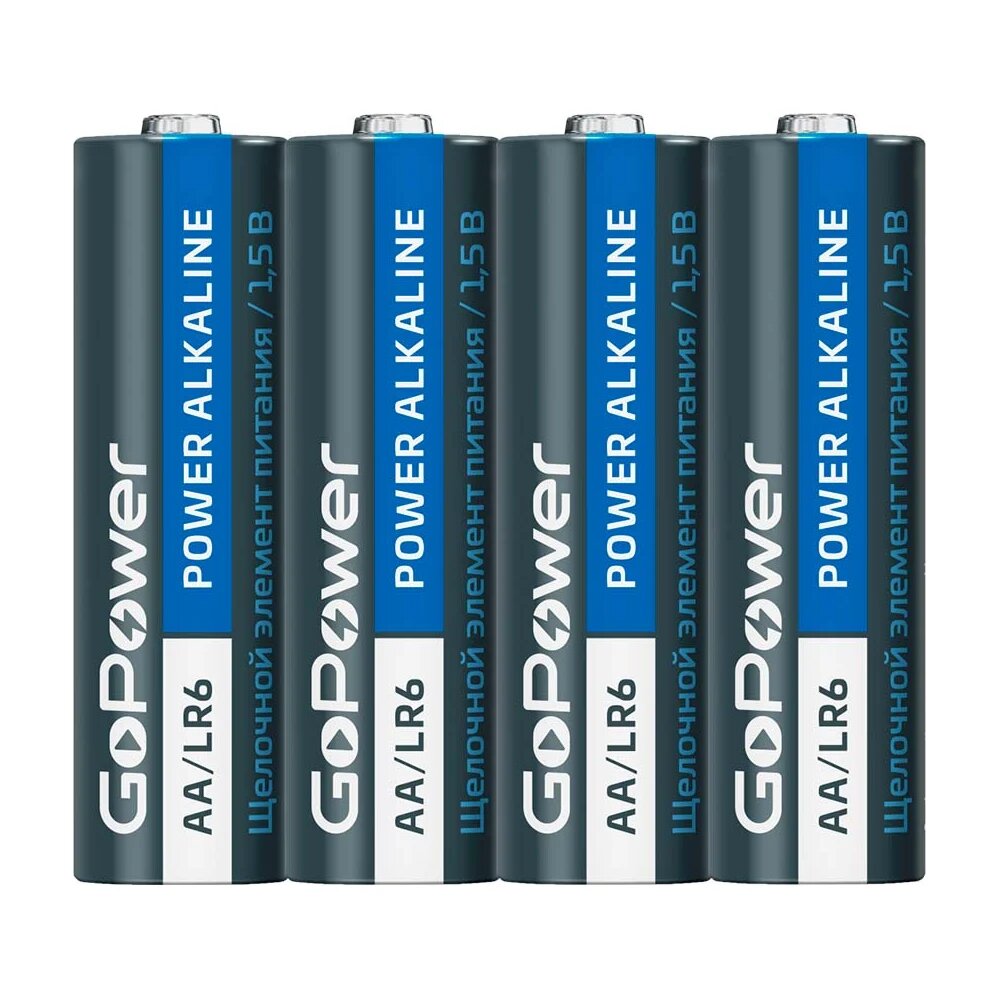 Батарейка GoPower LR6 AA пальчиковые Alkaline 1.5V 20 штук 00-00017748, универсального — фото 1