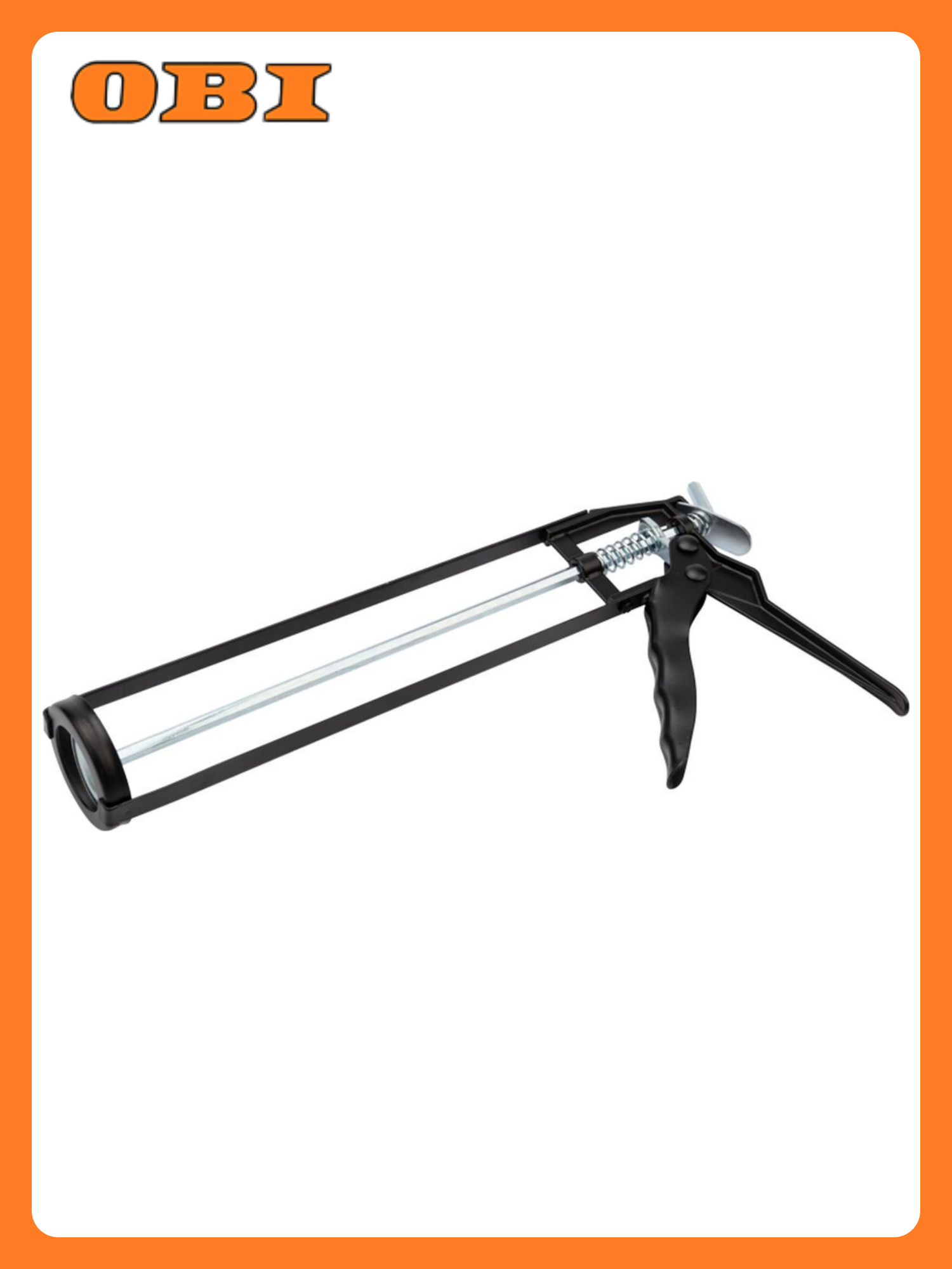 Пистолет для герметика REXANT 12-7201 310 мл скелетный, с фиксатором, шток 7 мм