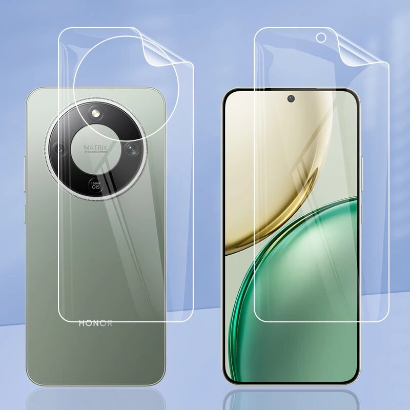 Для Honor X9d 5G прозрачный ТПУ/матовый гидрогель против отпечатков пальцев с полным Matte (Back)