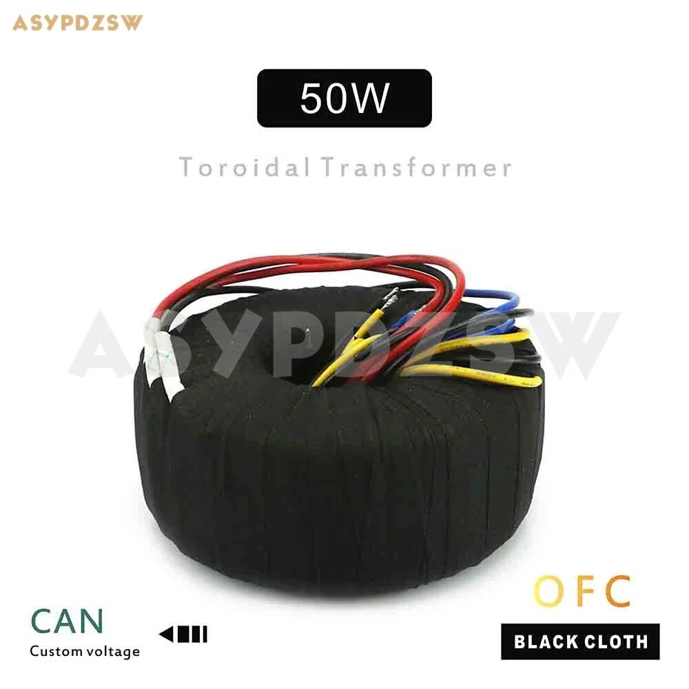 Трансформатор тороидальный ASYPDZSW 50Вт 7-28В, 21V, 0--115V