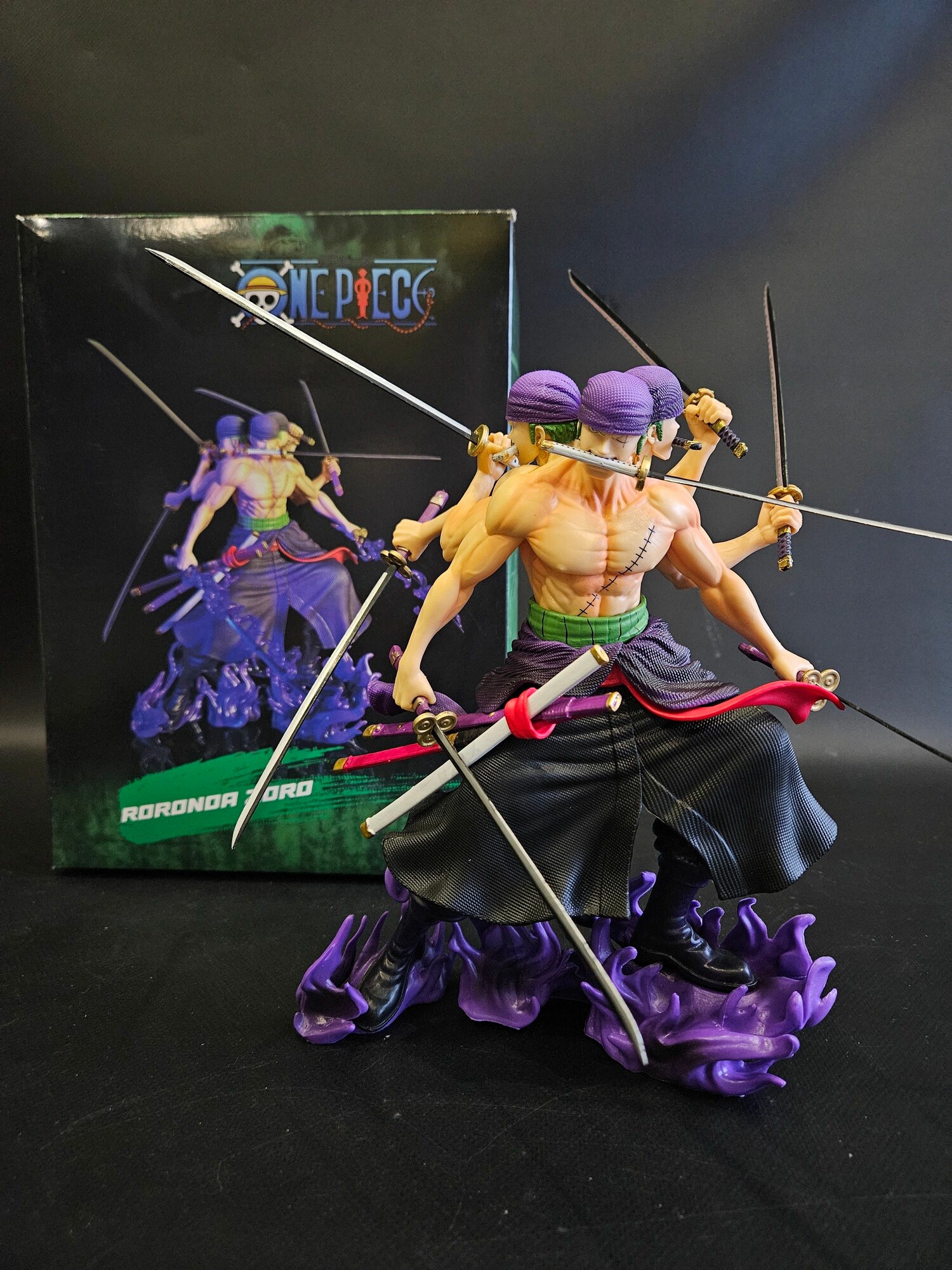 Аниме фигурка One Piece. Большой куш, Zoro/Зоро, асура, 30см