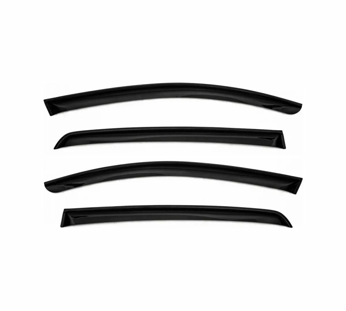 Дефлектор окон AUTOFAMILY REINWV380, накладной, скотч 3М, 4 шт, Kia Rio II седан 2005-2011