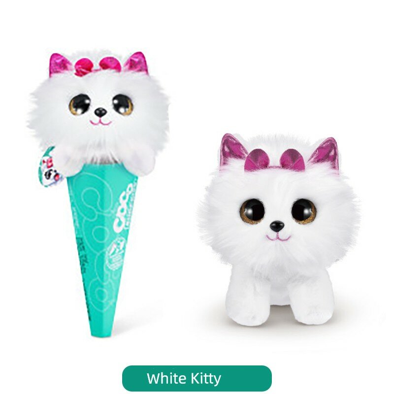 Мягкая игрушка-единорог ZURU Ice Cream Cone Big-Eyed Cute COCO, маленькая кукла-сюрприз в закрытой коробке, подарок на