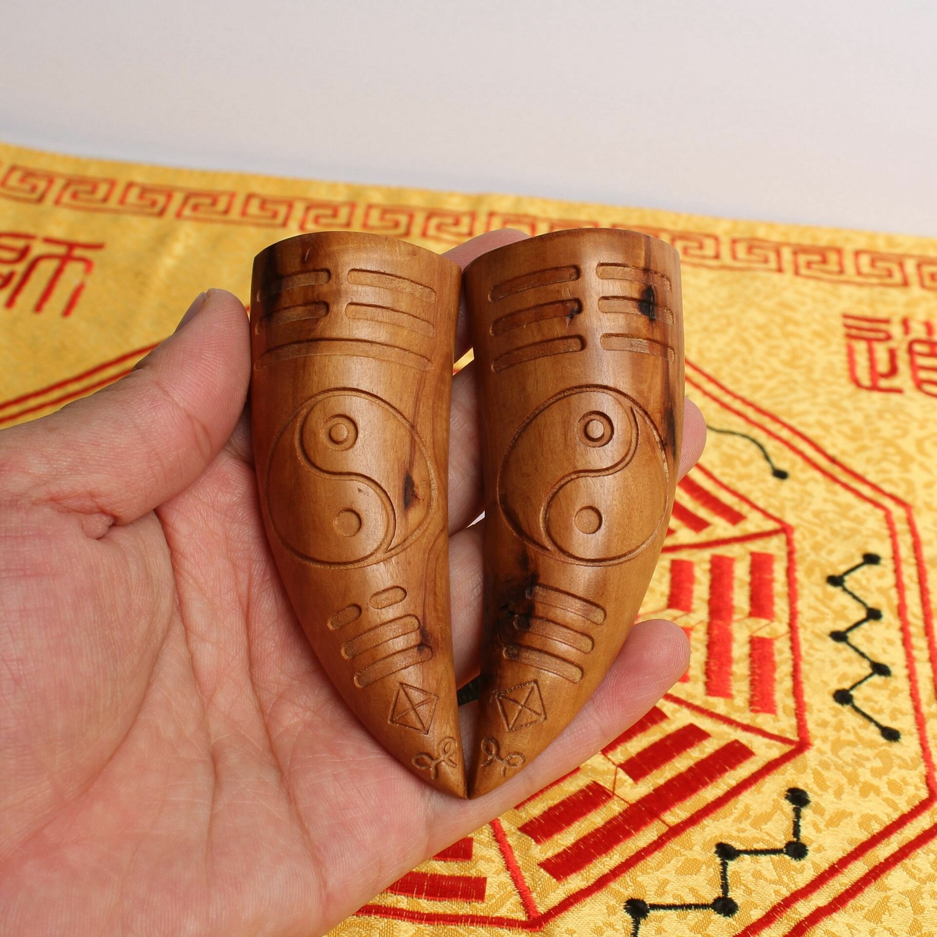 Молния, мармелад, дерево персика, священный Грааль, священная тыква, священный гексаграмма, инструменты для поклонения, ручные изделия, деревянные поделки, резьба по дереву, таоистские принадлежности