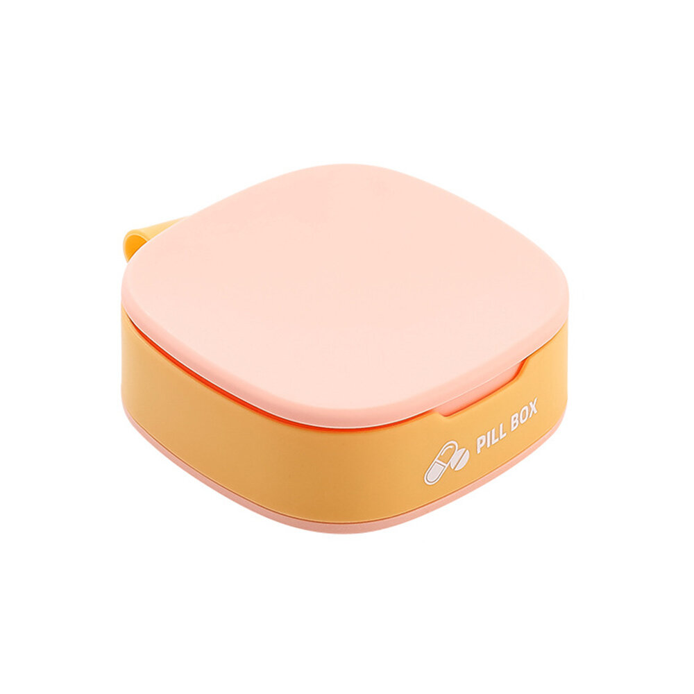 Маленький туристический ящик для таблеток Портативный герметичный силиконовый ящик для лекарств, мини-ящик для таблеток, пластиковый силиконовый ящик для хранения лекарств