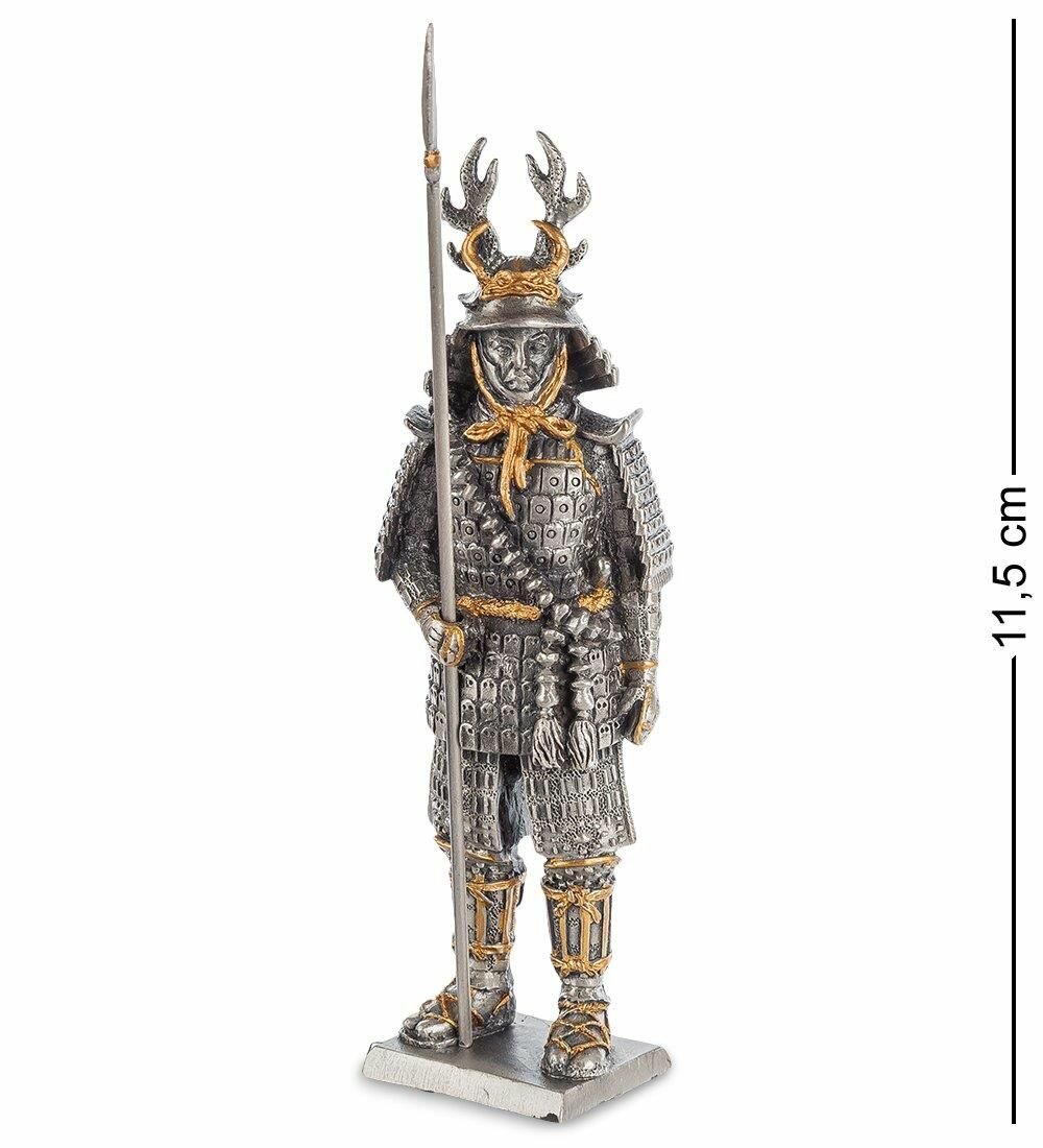 Статуэтка настольная Самурай Хонда Тадакацу A2038401 Veronese, Олово