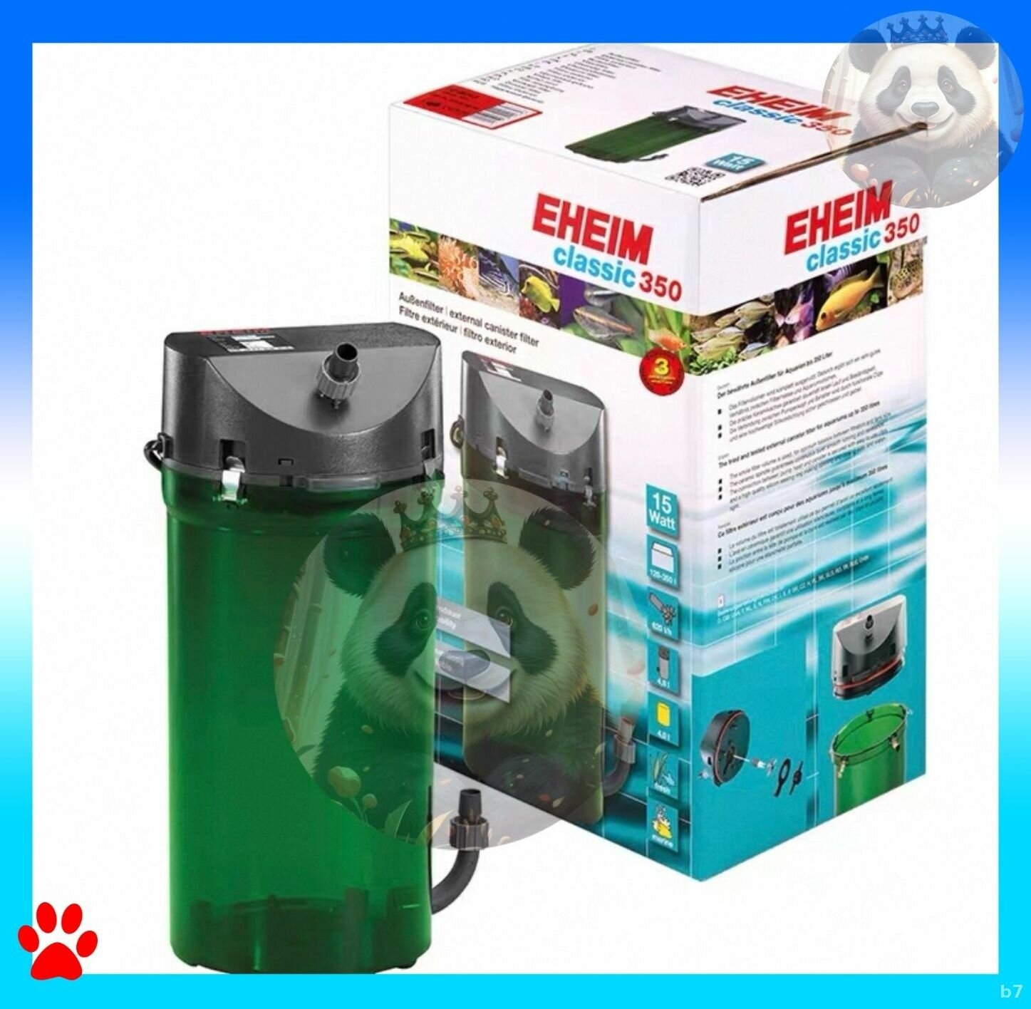 Фильтр для аквариума внешний Eheim Classic 350 1000 л/ч
