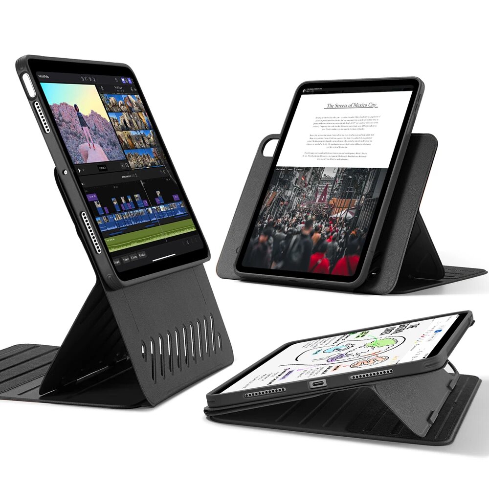 Складной чехол-книжка ESR для iPad Air 11/13, черный