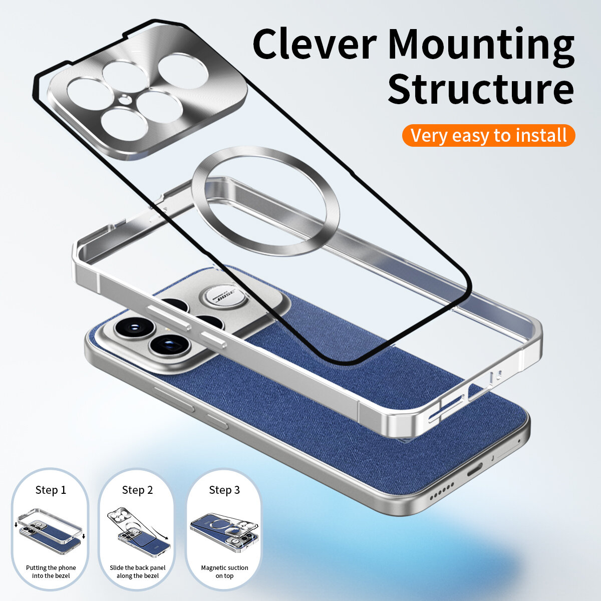 Чехол для Poco F8 Ultra/ Поко Ф8 Ультра Металлическое творчество антиударный чехол, матовая поверхность, бампер, металл, резина, защита камеры, ударопрочный, POCO, Poco F8 Ultra, white,
