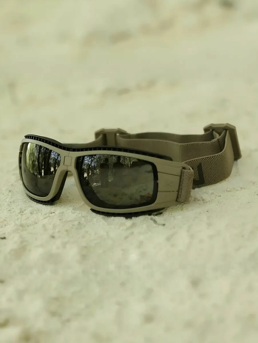 Баллистические очки Wiley X LYNX 1501T Grey/Clear 2Lenses Tan Frame