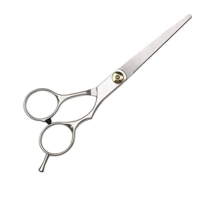 Ножницы для стрижки, парикмахерские ножницы 6inch белые, плоские ножницы с винтом, филировочные ножницы для домашнего использования для взрослых и детей