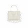 Сумка CHARLES & KEITH, фактура матовая, белый,