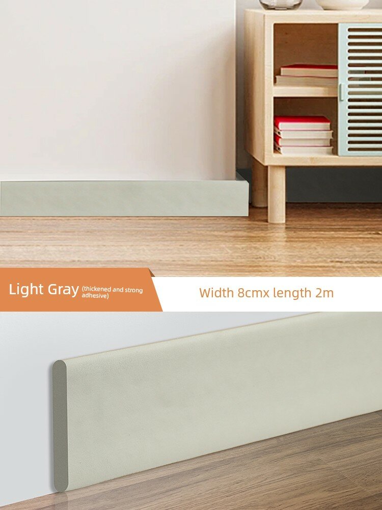 Мягкий самоклеящийся плинтус, противоударный, трехмерный, утолщенный, для пола и стен, декоративная наклейка из