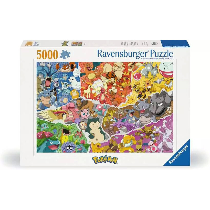 Пазл Ravensburger 5000 Покемон: Все звёзды, арт.16845, классический