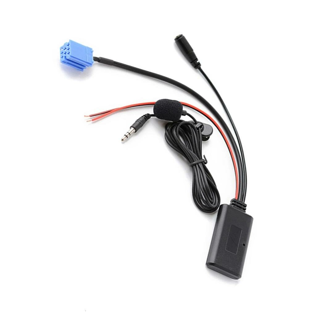 Автомобильный беспроводной Bluetooth-адаптер с кабелем 8Pin, с микрофоном