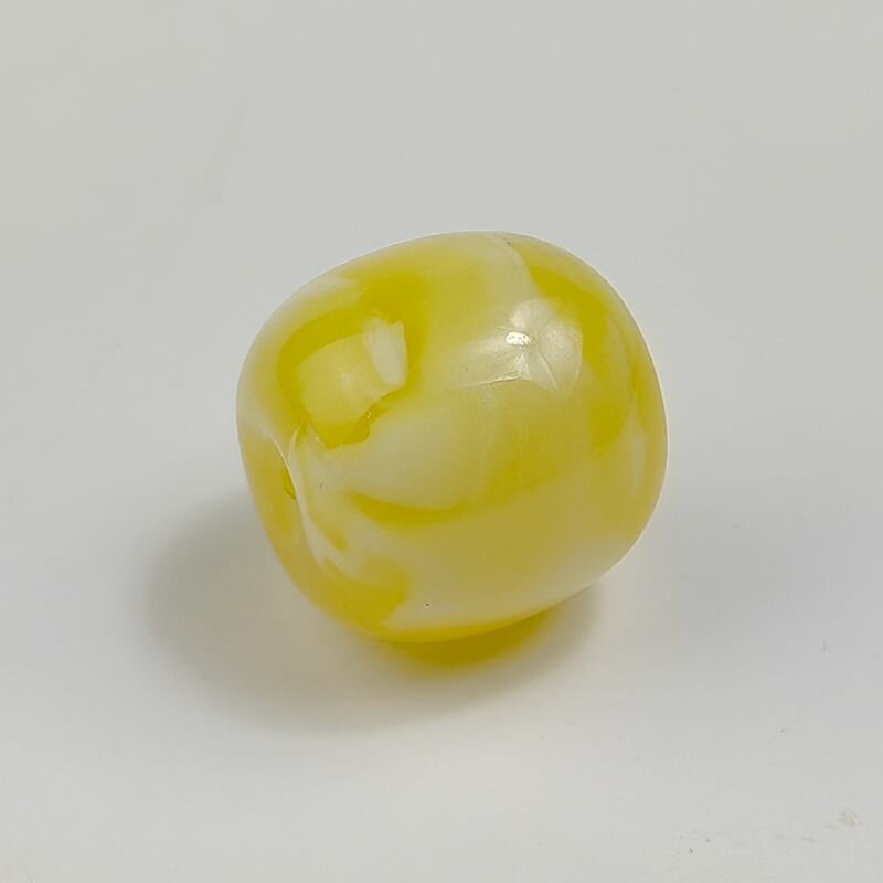 Бусины из янтаря белого цветка второго поколения, свободные бусины, бусины для браслета, одиночная бусина, аксессуары для бодхи, ювелирные изделия