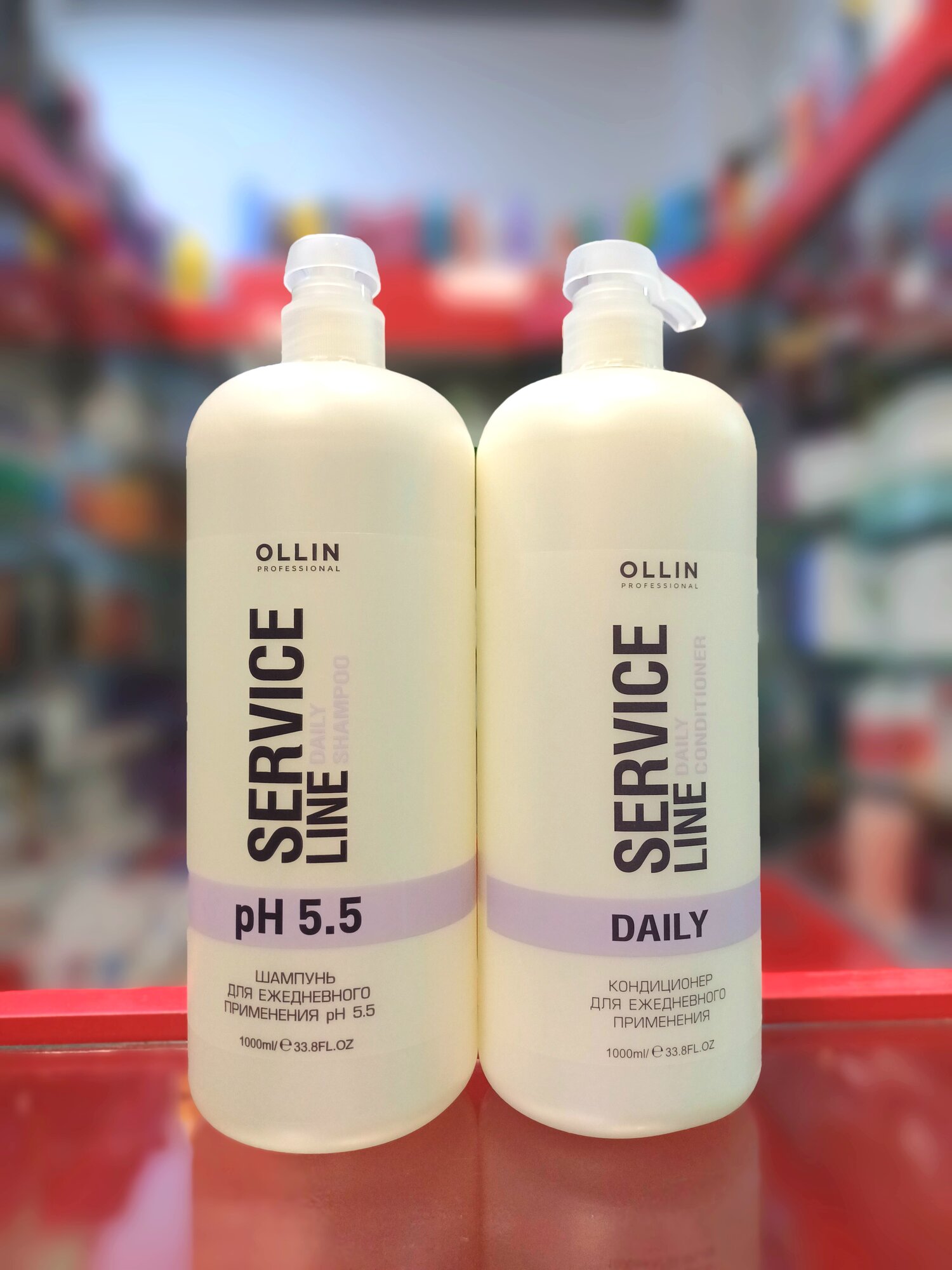 Набор Шампунь для ежедневного применения рН 5.5 1000мл и Кондиционер 1000мл OLLIN