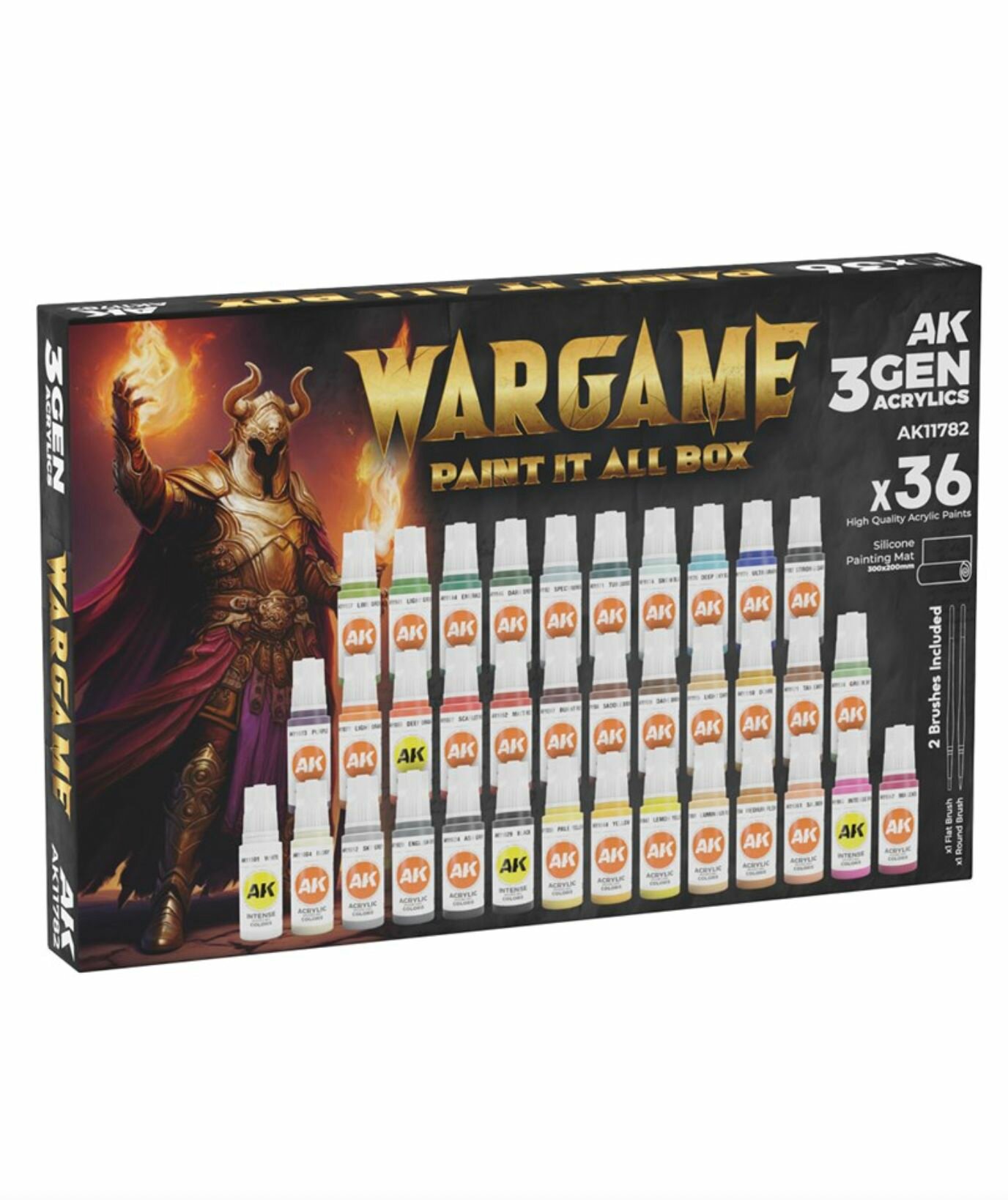 Набор красок для моделизма AK Wargame paint 36 цветов