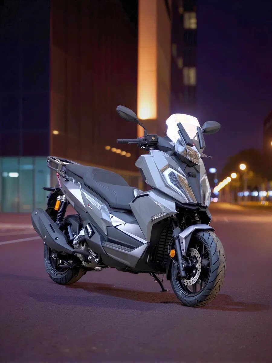 Скутер VMC T-15 276cc с ПТС (EFI, ABS, TSC) цвет серый