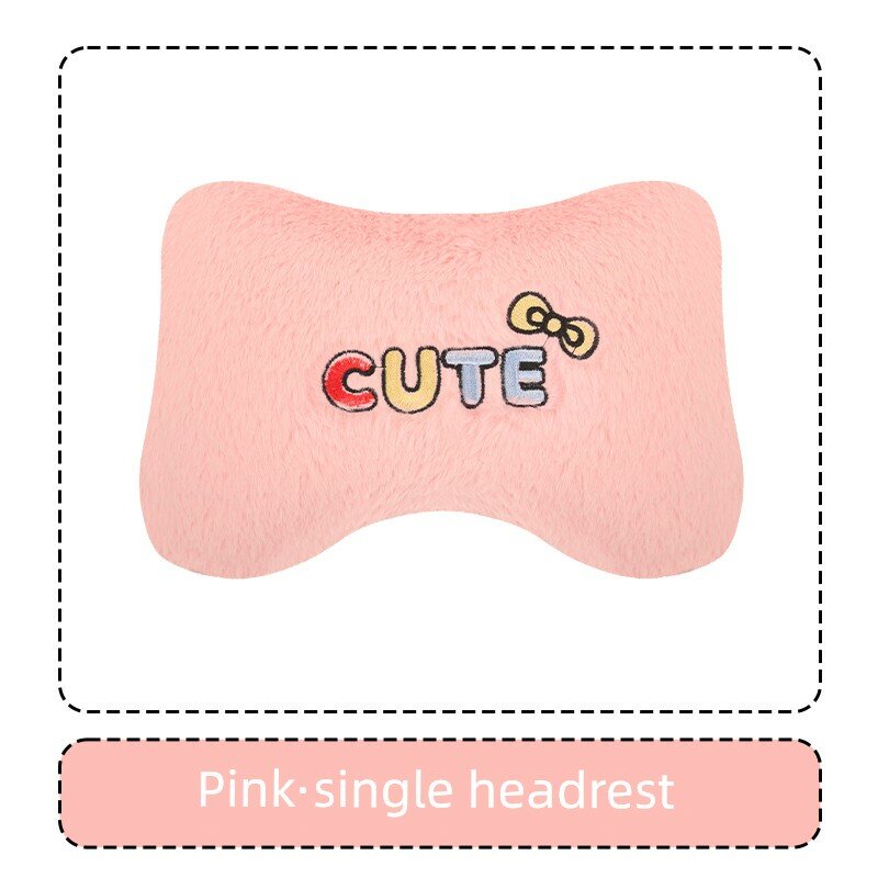 Милая мультяшная накидка на автомобильное сиденье для женщин на осень и зиму, плюшевый чехол-накидка на сиденье,