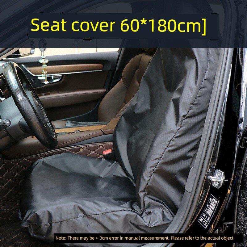 Чехол для сиденья автомобиля, одноразовый, пылезащитный, простой, для водителей, защита от грязи черный чехол на