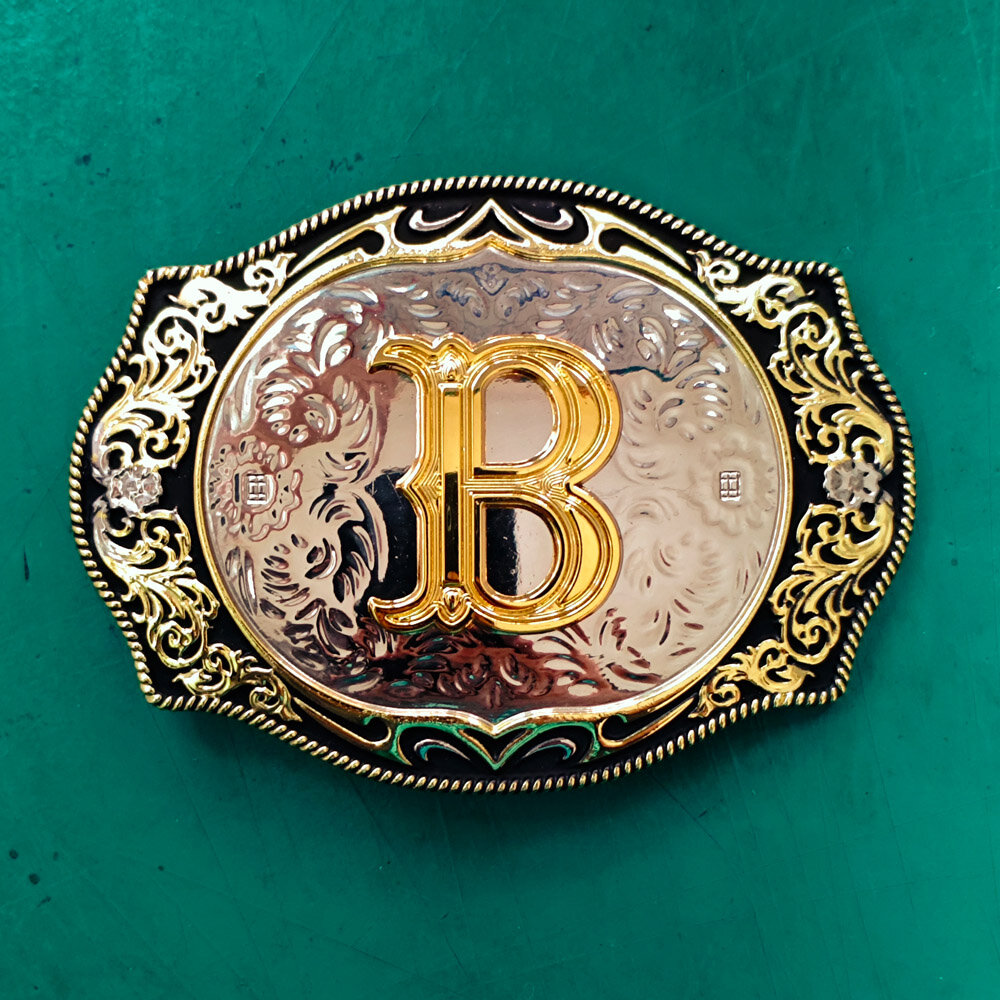 Пряжка декоративная для ремня с буква "М" бляха на ремень мужской 40мм