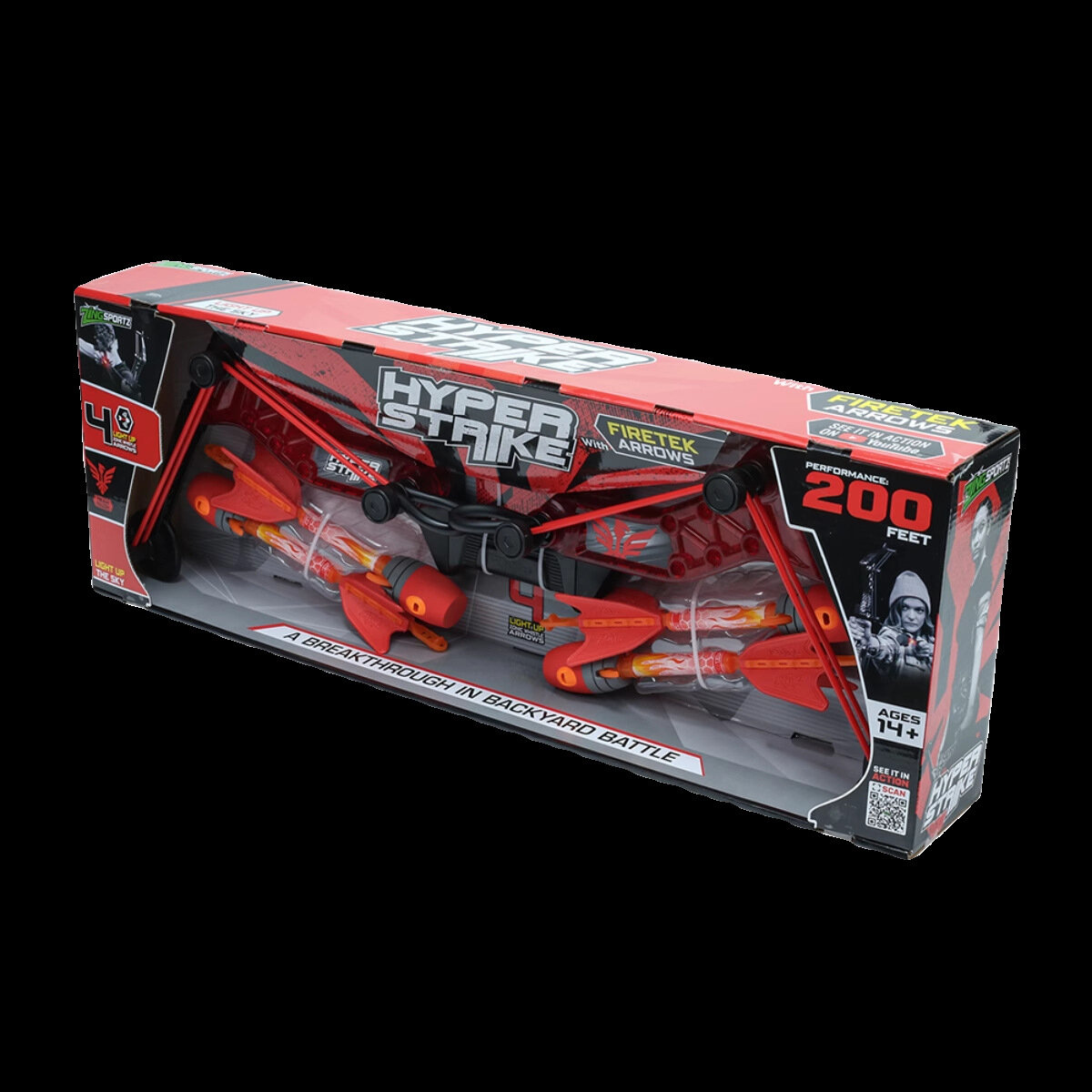 Американский ZiNG Детская игрушка с луком и стрелами, пенопластовые светящиеся стрелы, стрельба из лука, арбалет, спортивные игры для мальчиков и девочек